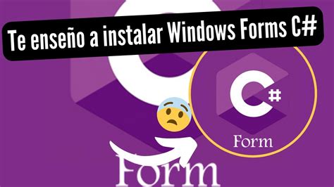 C Windows Forms Instacion YouTube