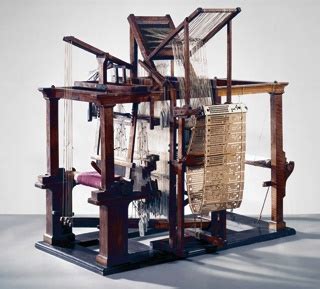Equipamento De Tecelagem Com Os Primeiros Cartões Perfurados 1728