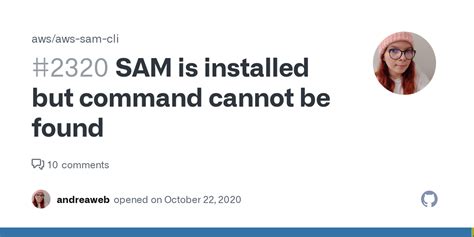 SAM Is Installed But Command Cannot Be Found Issue Aws Aws Sam Cli GitHub