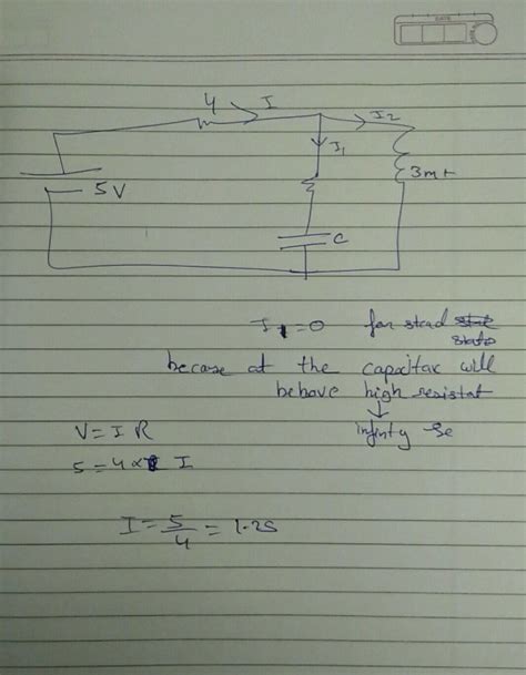 40 In The Figure Shown The Steady State Current Through The Inductor