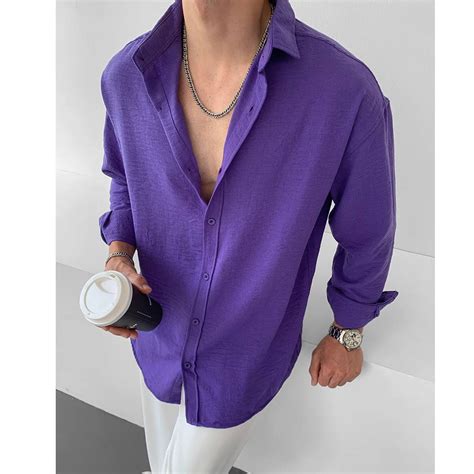 پیراهن اسنیزی پارچه لنین رنگ بنفش Snazzy فروشگاه اینترنتی لباس مارکو پوش