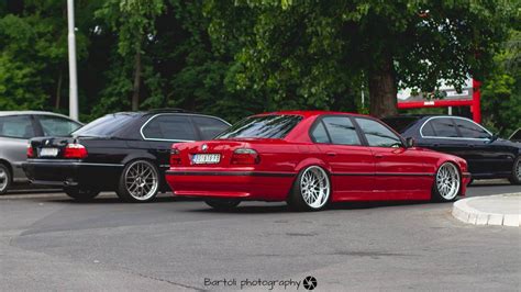 Bmw E38 Imola Rot 730d Work Rezax 2 20 And 740i Witn Bbs Rx2 21 Bmw Alpina Bmw E30 M3 Bmw