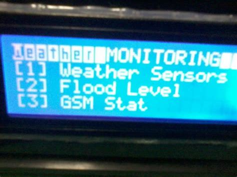 Microcontroller Based Remote Weather Monitoring Station With Flood