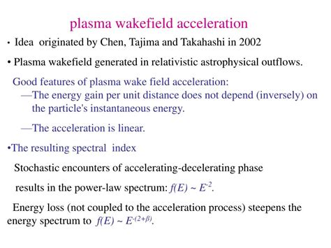 Ppt Magnetowave Induced Plasma Wakefield Acceleration For Uhecr