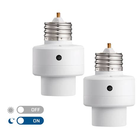Dewenwils Light Sensor Socket Dusk To Dawn Light Bulb Sockets With