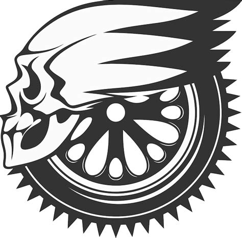 Premium Vector Skull Head Vector Tattoo Sticker