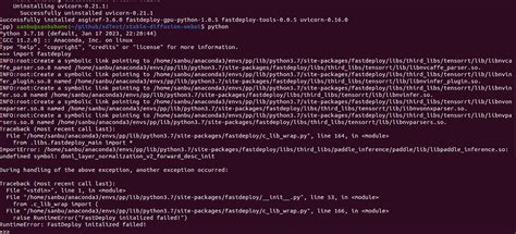 fastdeploy import 导入期 提示 初始化失败 Issue PaddlePaddle FastDeploy GitHub