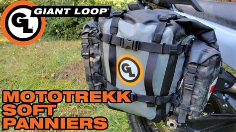 Giant Loop Mototrekk Soft Panniers 50 Liters Of Waterproof Soft