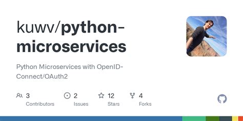 GitHub Kuwv Python Microservices Python Microservices With OpenID Connect OAuth