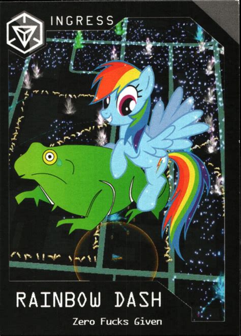 Rainbow Dash Ingress Swag