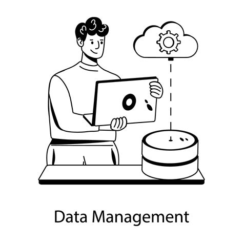Trendy Data Management 43339374 Vector Art At Vecteezy