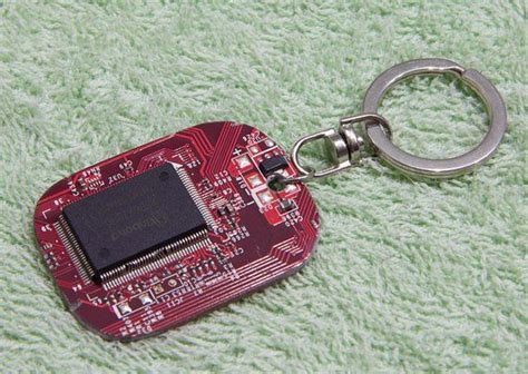 Cool Keychains Computer Engineer Geeky Keychains Circuit Board Art