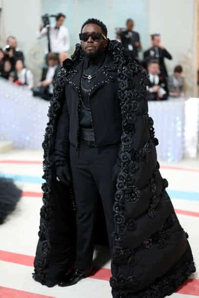 Diddy Dons Custom Sean John Piece He Designed At Met Gala