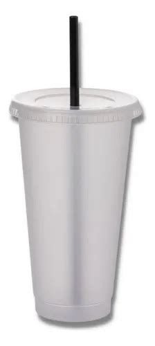 30 Vasos Reusables Con Tapa Y Popote 24oz Vaso Para Fiesta Meses Sin Interés