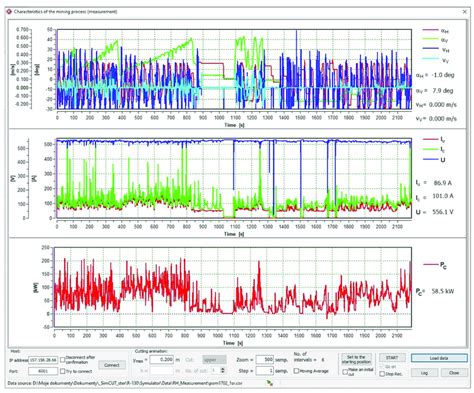 Data Processing Module Window Client Application With Loaded Data
