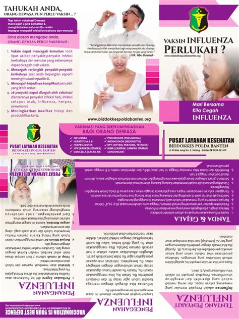 Leaflet Vaksin Influenza Pdf