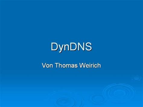DynDNS Configuration Administrator