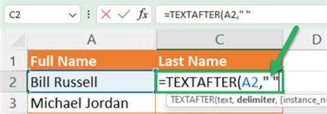 How To Separate Names In Excel Split First And Last