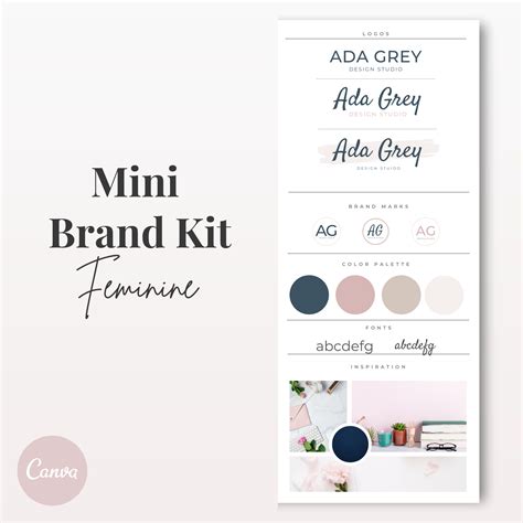 Brand Kit Custom Brand Brand Identity Kit Branding Package Etsy