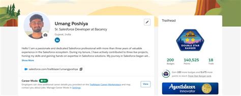 Salesforce Trailhead Doublestarranger Trailblazer Keeplearning Salesforcedeveloper Ohana