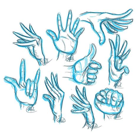 100 Drawings Of Hands Quick Sketches And Hand Studies
