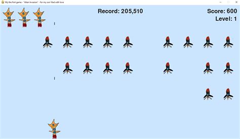 Github Ranorienalieninvasion Popular 2d Game Alien Invasion