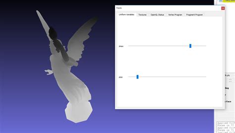 Python Ply Polygonal Mesh To D Depth Map Stack Overflow