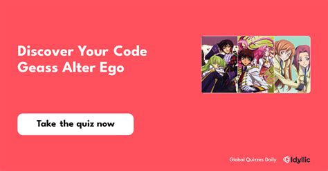 Discover Your Code Geass Alter Ego