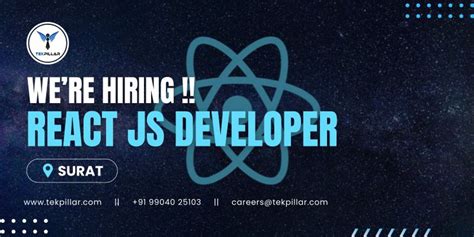 Tulsi Virani On Linkedin Reactjsdeveloper Suratjobs Techcareers Joinourteam Career