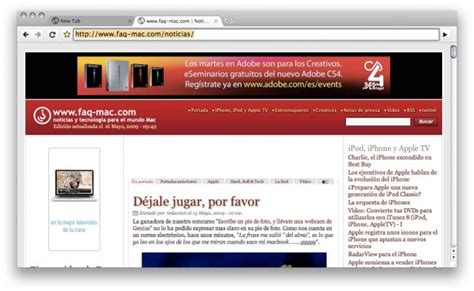 Un Paseo Por Chromium Para Mac Os X Faq Mac