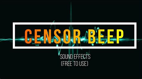 Censor Beep Sound Effects Free To Use Youtube