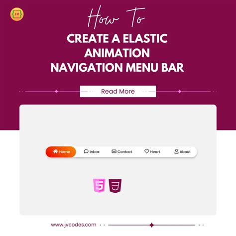 10 Free Responsive Navigation Bar Menus In Html Css And Javascript Jv