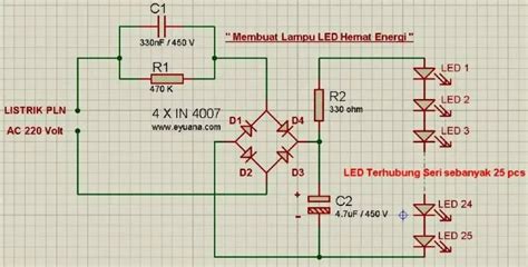 Membuat Rangkaian Lampu Led 5 Volt Untuk Penerangan Rumah