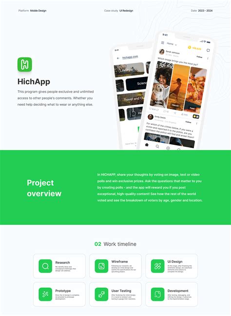 Social Polling App Redesign UI Design Case Study Behance
