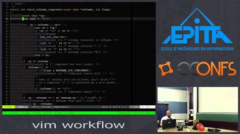 Conférence Vim Workflow Youtube