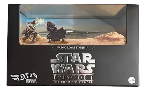 Hot Wheels Star Wars Starships Select Royal Naboo Starship Plateado