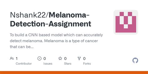 Github Nshank22melanoma Detection Assignment To Build A Cnn Based