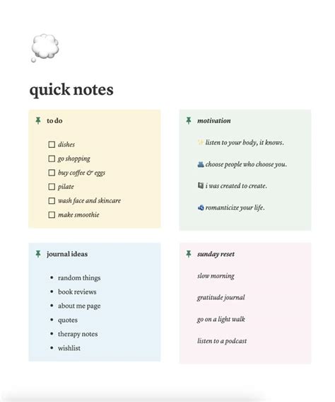 Notion Quick Notes 🗒️ Digital Note Taking Pen Notions Personal
