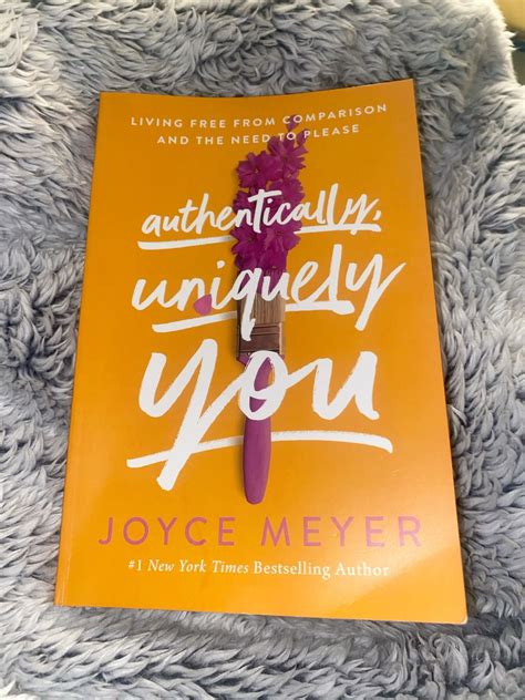“authentically Uniquely You” By Joyce Meyer Christian Book