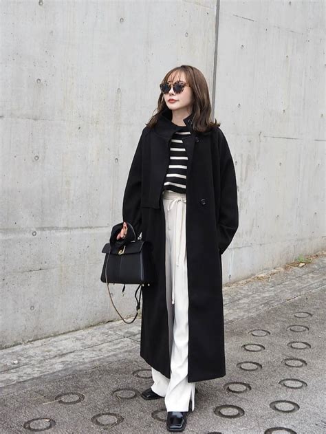 【黒アウター】老け見えしない初冬コーデ5選♡きれいめな着こなしがおすすめ 4yuuu