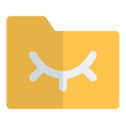 Hide Folder Icon Download In Flat Style