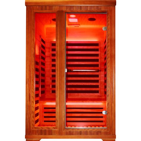 Hosauna Home Saunas Far Infrared Sauna For 2 Persons 1880w Low Emf