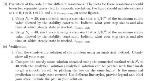 Solved 2 The Heat Equation With A Source Term Is