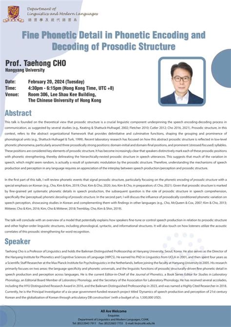 Fine Phonetic Detail In Phonetic Encoding And Decoding Of Prosodic