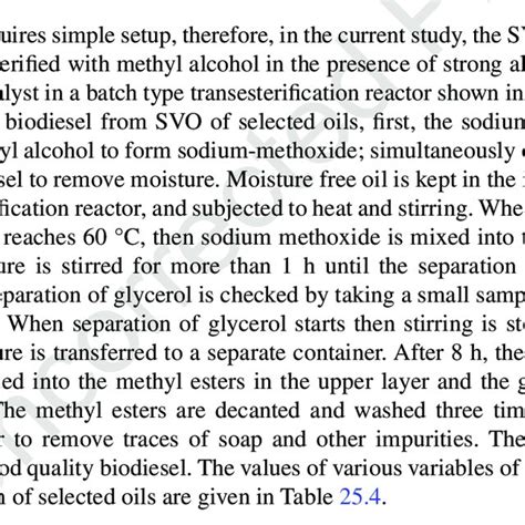 5 Biodiesel Production Process By Catalytic Transesterification Method