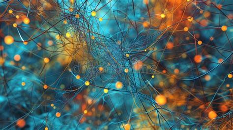 Patterns That Mimic A Neural Network Or Neurons Of The Brain Neural