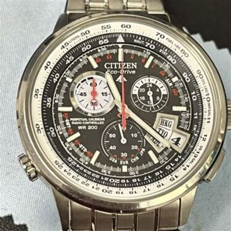 Citizen Eco-Drive Men's Watch H610-S060257 Perpetual Calendar Radio ...