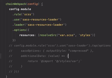 配置scss Loader 选项后 在转web时报 `request Argument Is Not A String` · Issue