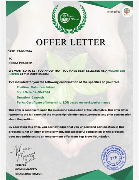 Pooja Pradeep On Linkedin Greenbhumivolunteer Internshipjourney