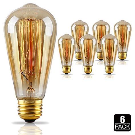 Six Light Bulbs Are Lined Up Next To Each Other